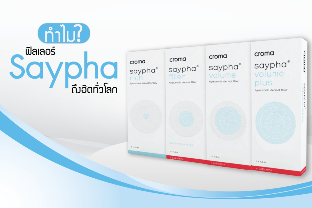 Saypha Filler - บอนท์แคร์คลินิก โดยแพทย์เฉพาะทางผิวหนัง